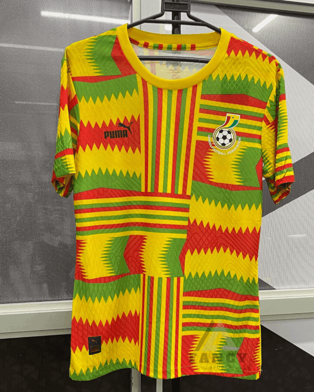 Ghana Home Kit 23/24 – International Edition – Fancy Sports Collection